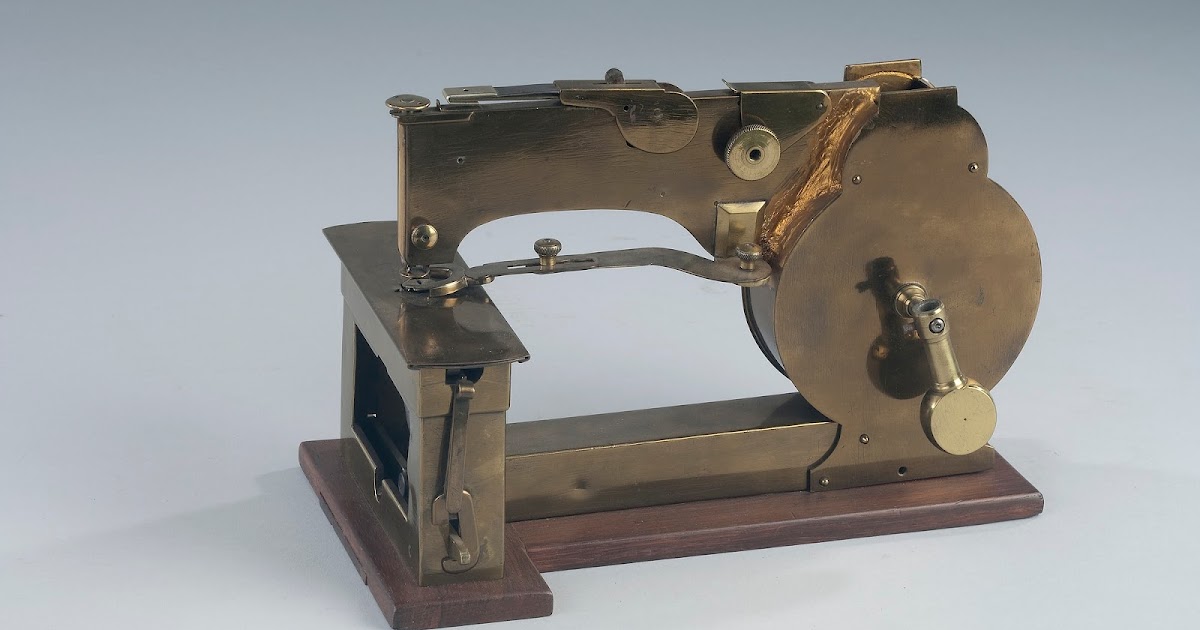 COSAS UTILES: WALTER HUNT sewing machine maquinas de coser