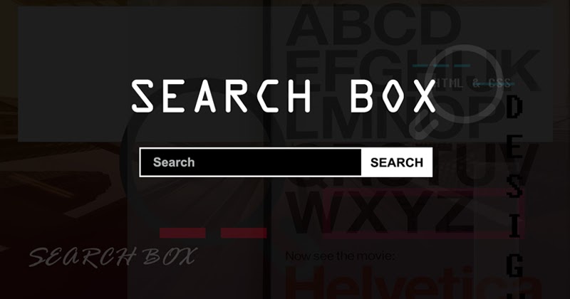 Simple Search Box Design HTML And CSS RUSTCODE Simple Search Box Design HTML And CSS RUSTCODE