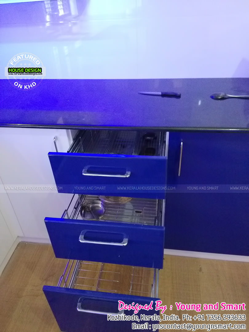 Modular kitchen cabinets from Young & Smart Interiors - Kerala Home ...