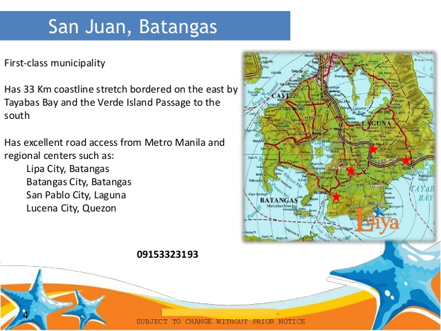 PLAYA LAIYA SAN JUAN BATANGAS:: MAP OF PLAYA LAIYA SAN JUAN BATANGAS ...