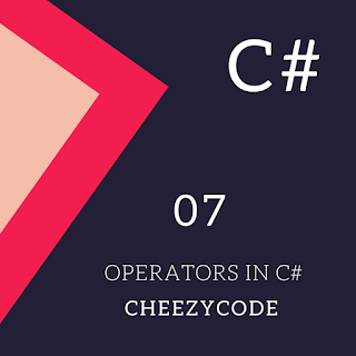 Operators In C#