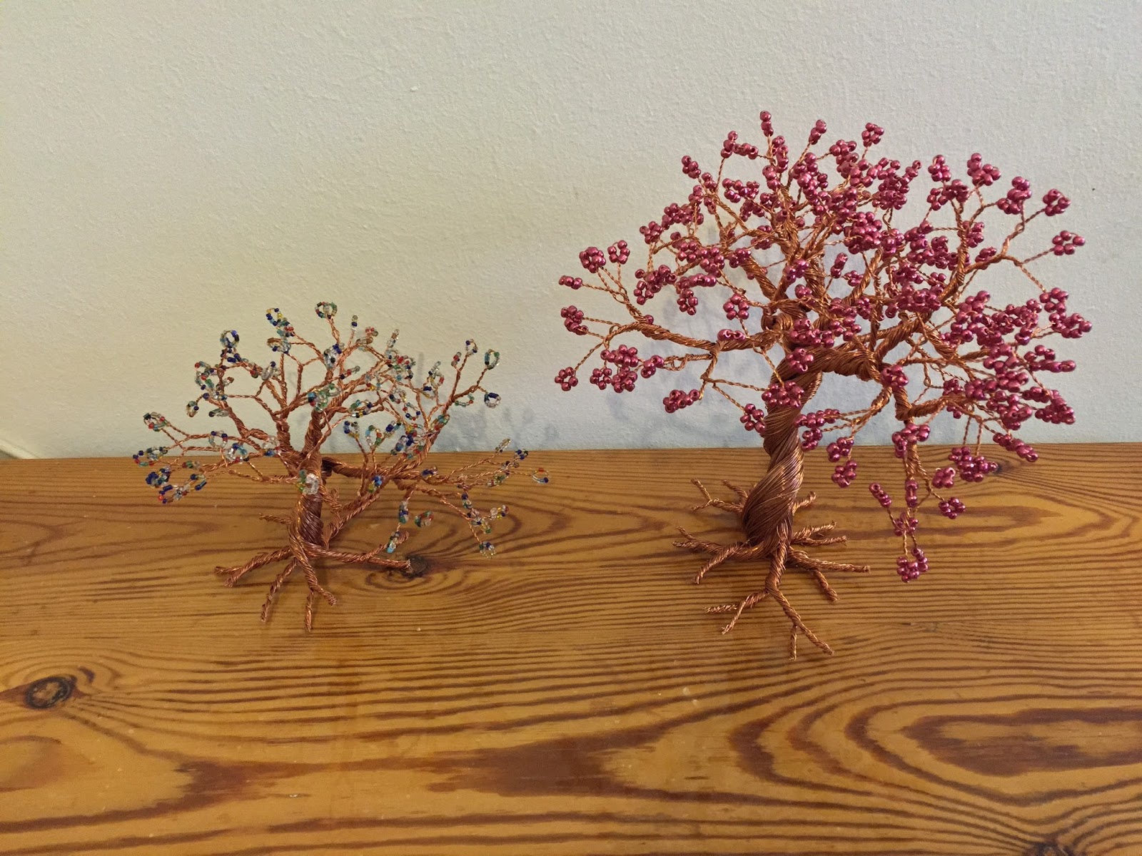 Olga's dreamland: how to make copper trees