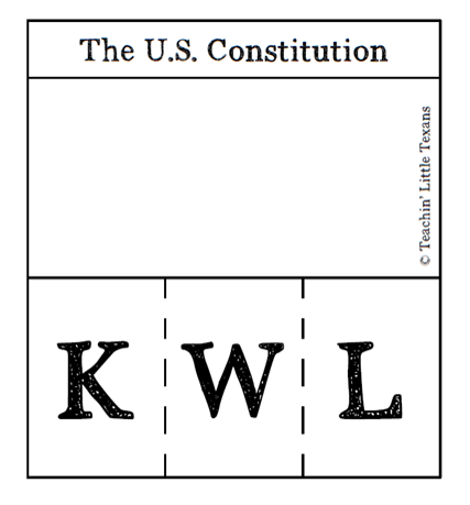 Teachin' Little Texans: Constitution Day Activities
