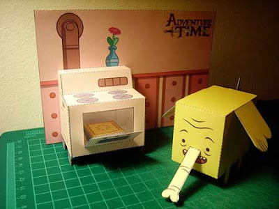 Papercraft - Adventure Time Tree Trunks Kitchen - Papercraft4u | Free ...