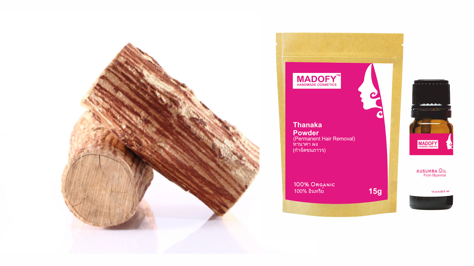 Benefits of Myanmar Thanaka powder & Kusumba Oil