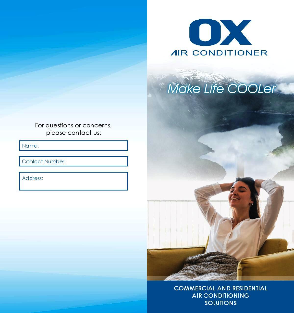 MaximaxSystems.com: OX AIR CONDITIONER