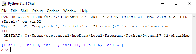 Techies Sphere: ChainMap in Python
