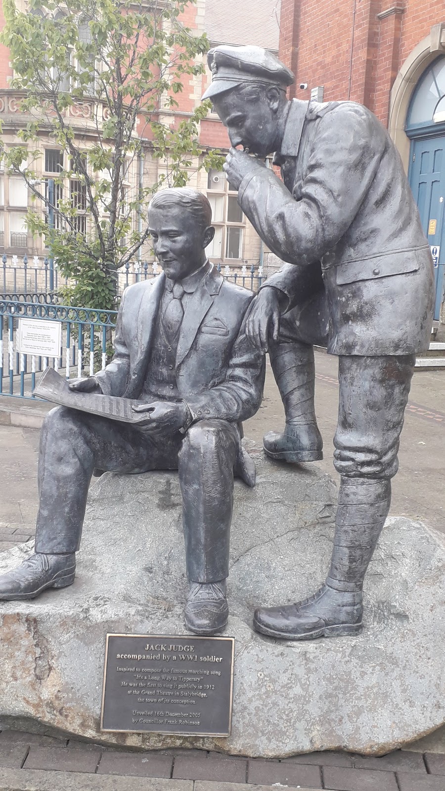 War Graves and Memorials: Stalybridge Jack Judge "Tipperary" Memorial