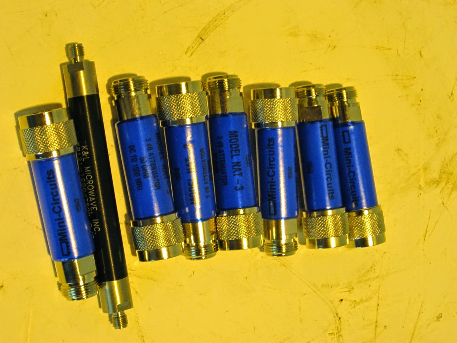 RF Microwave Components New, Never Been Used Attenuators and Filter ...