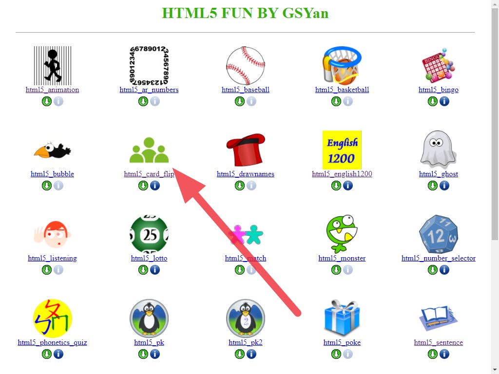雄::gsyan: HTML5 : card_flip 大家一起來