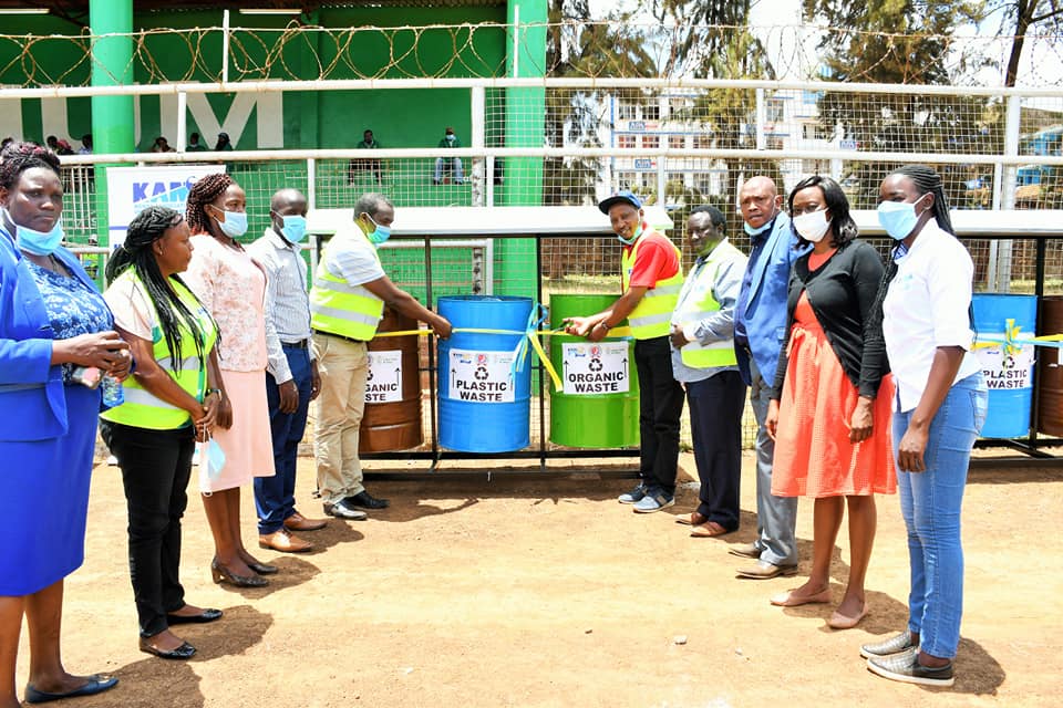 PROPER WASTE DISPOSAL: Kiambu County launches Waste Segregation Bins ...