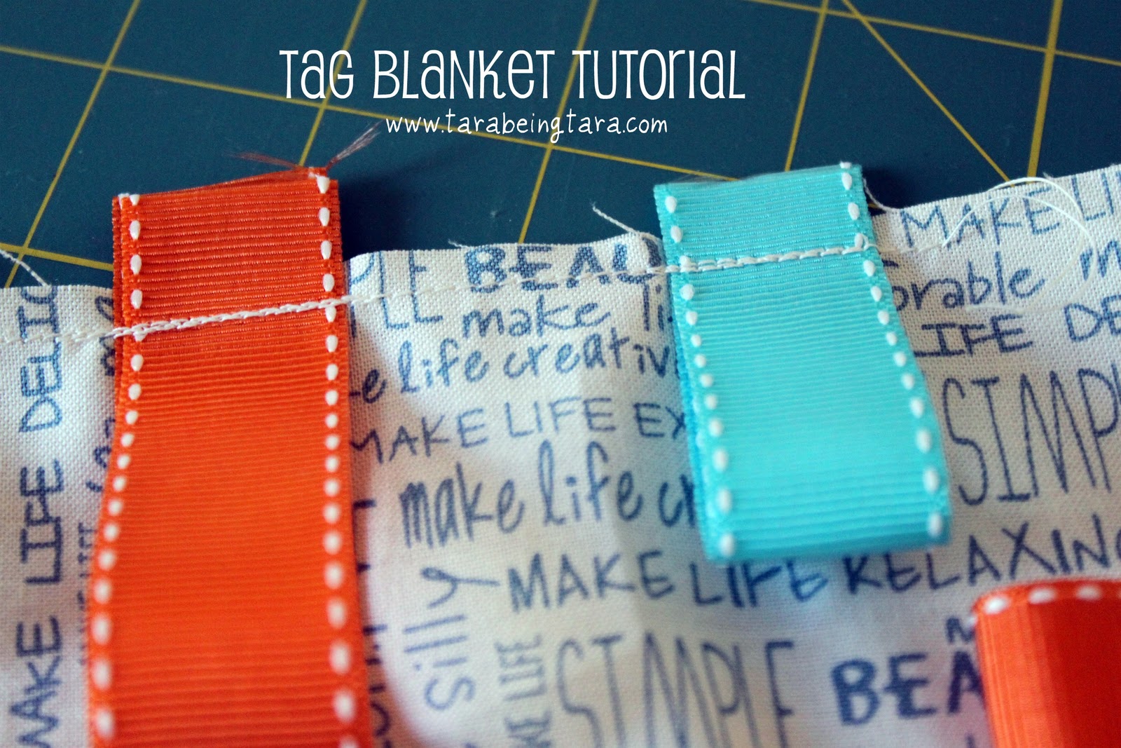 Tara Being Tara: Tag Blanket Tutorial
