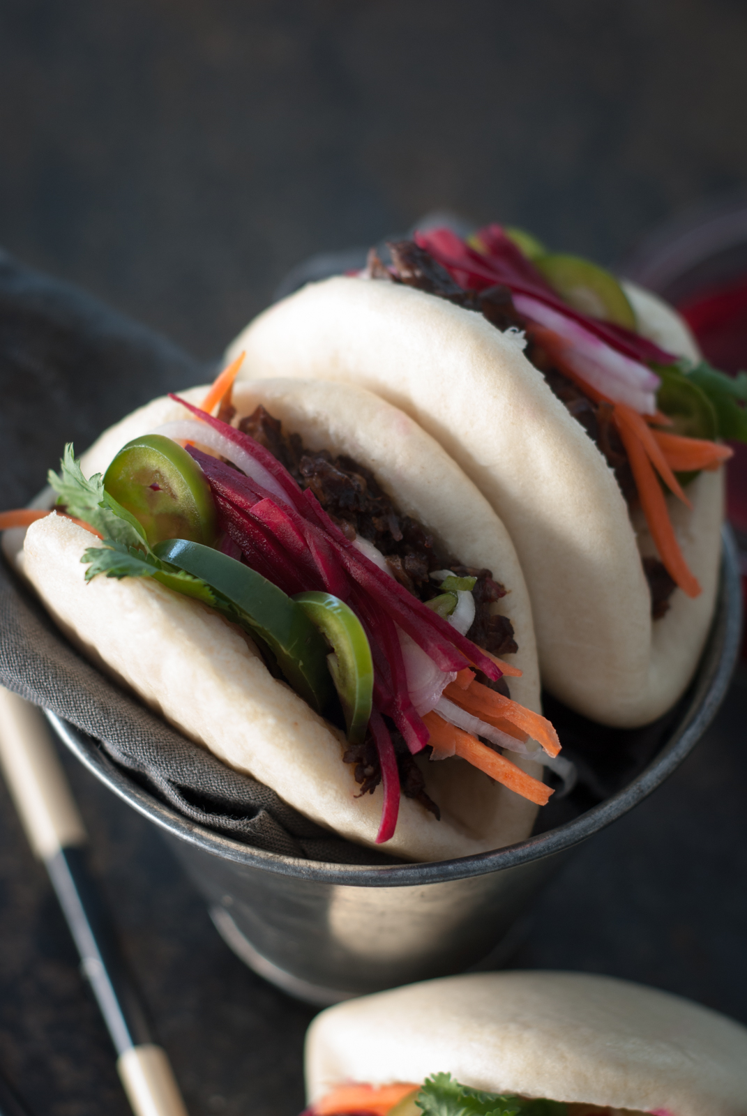 Steamed Banh Mi with Braised Beef Cheeks - Simply So Good