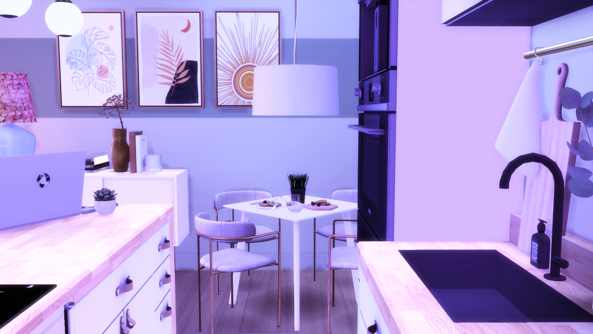 SIMS 4 - SINGLE MOM WITH NEWBORN TINY APARTMENT | DL+CC | STOP MOTION ...
