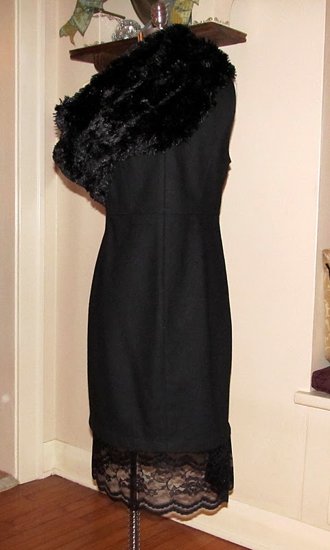 WobiSobi: Project Re-Style #49 Lace up your LBD.