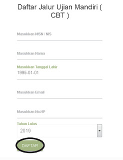 3. Maka akan muncul bukti pradaftar meliputi: (Kode Bayar, PIN, dan Password)