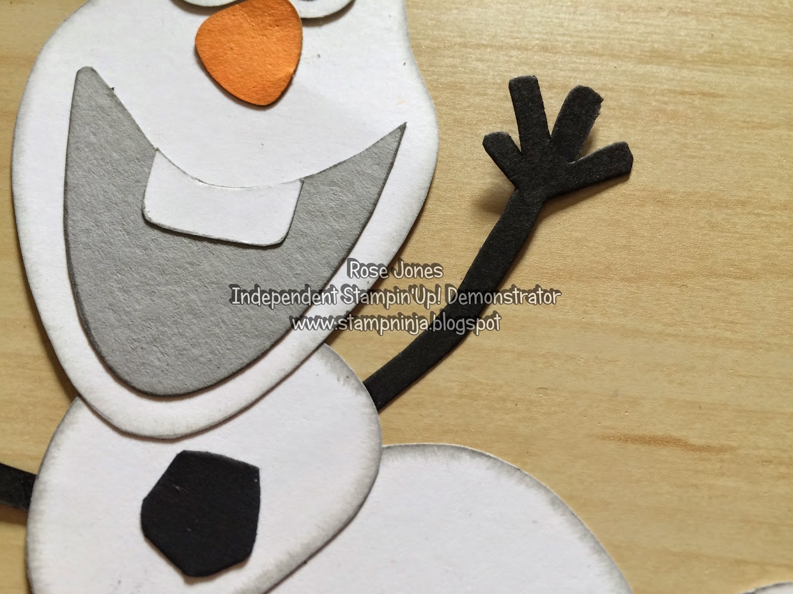 Stamp Ninja: Olaf Paper Piecing...