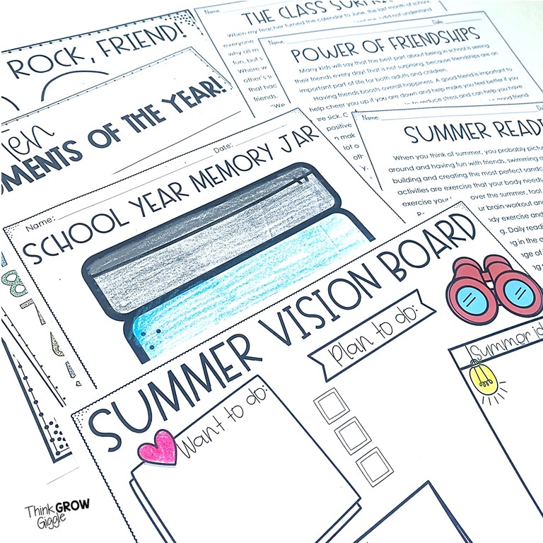 End of the Year Last Week of School Picture Book Read Aloud - Think ...