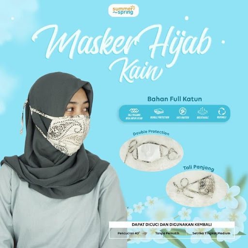 Masker Hijab Kain (SummerSpring)