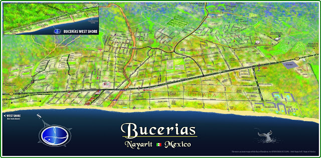 Mapa Jeff Cartography: Bucerias Map