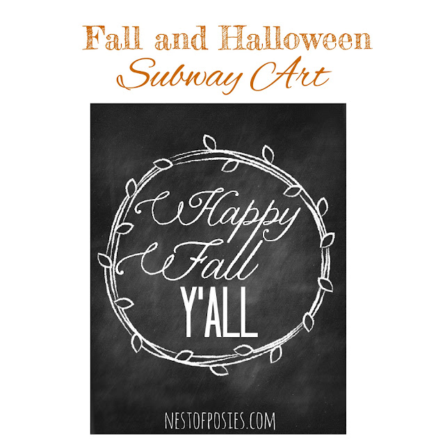 It's Written on the Wall: (Freebies) 23 Fall and Halloween Subway Art ...