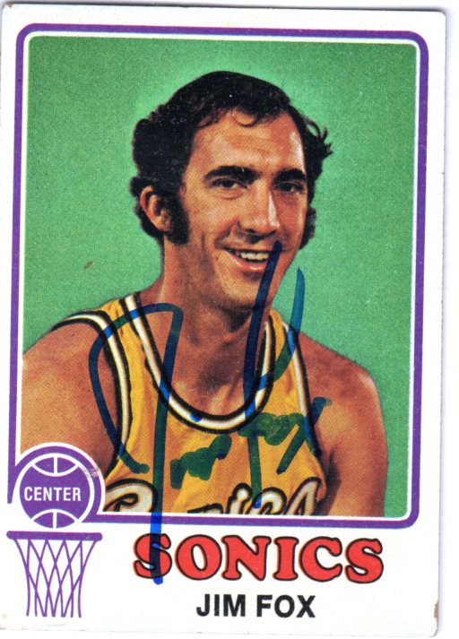 Autographs TTM: Jim Fox--NBA