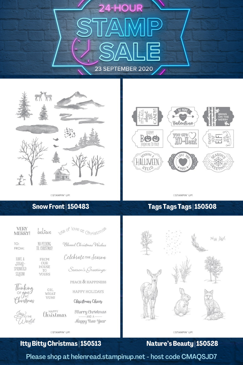 All Things Stampy: 24-hour stamp set - 15% off selected stamps