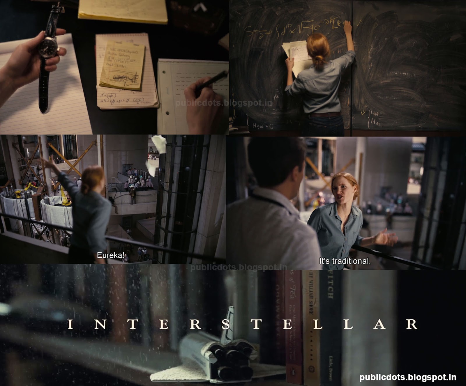 Public Dots : Interstellar : Murph saying "Eureka" but not traditionally.