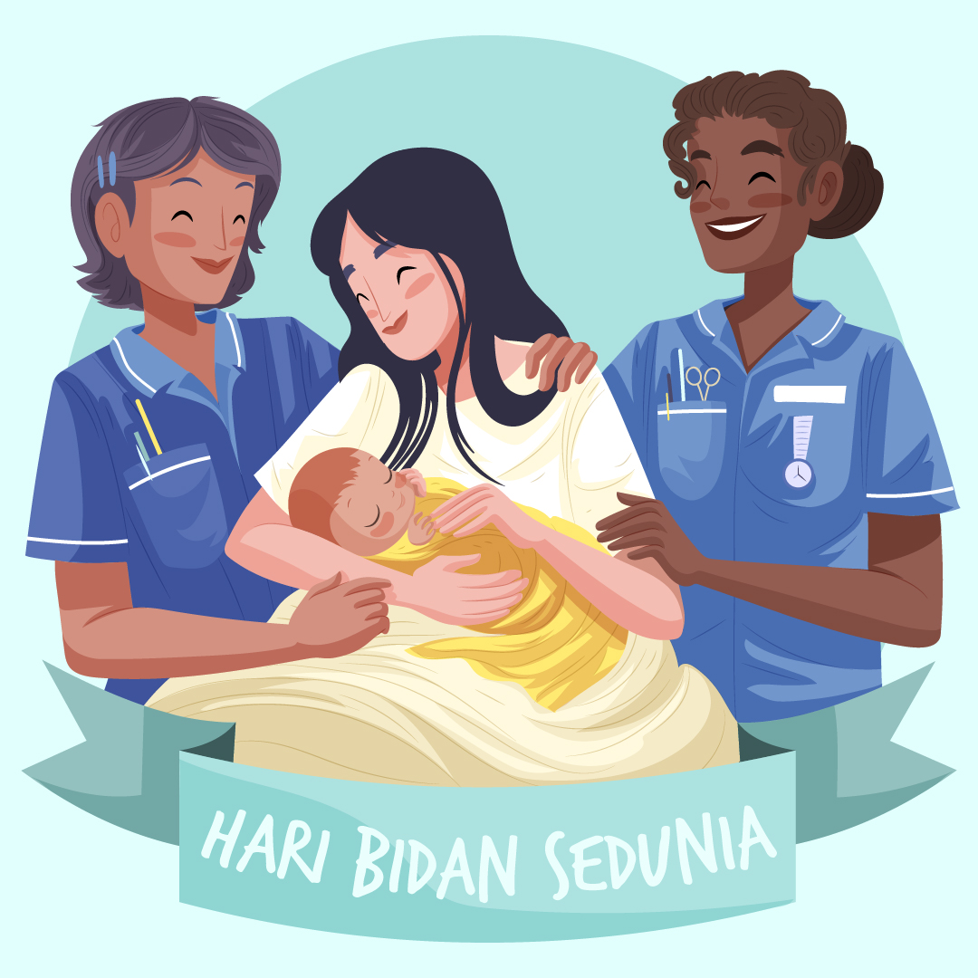 Gambar Ucapan Selamat Hari Bidan Sedunia 2021 - SKETZHBOOK