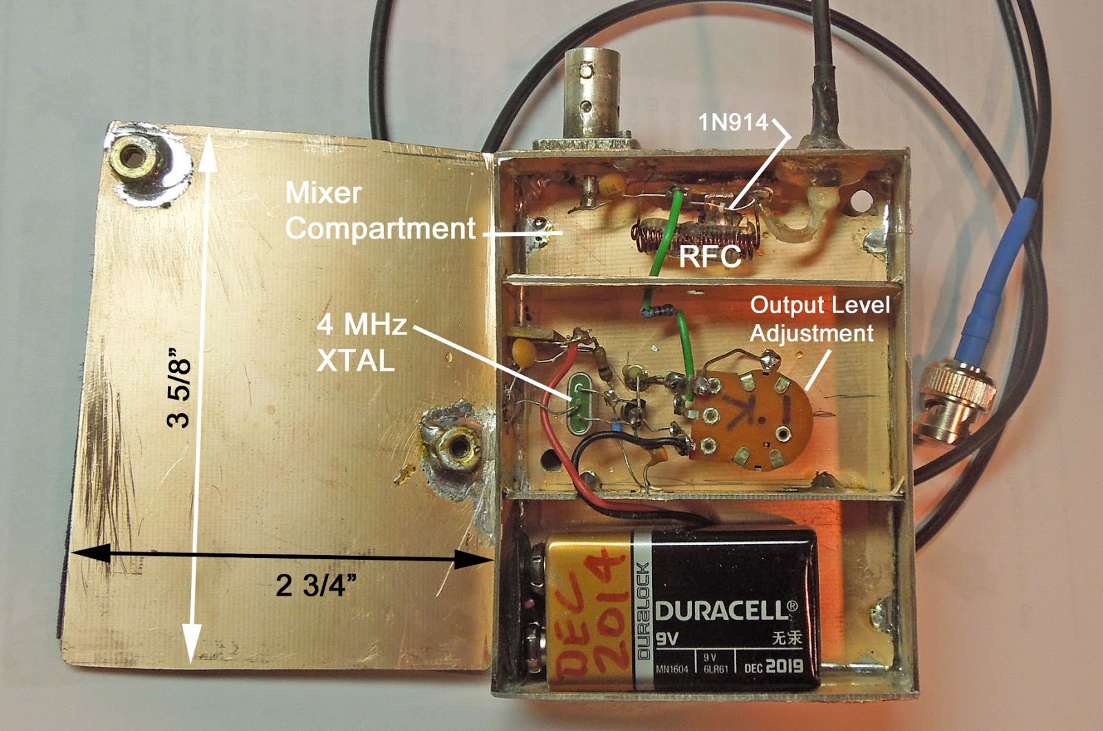 KR7W's Ham Radio Blog: 2 Meter ARDF Attenuator Project- project build notes