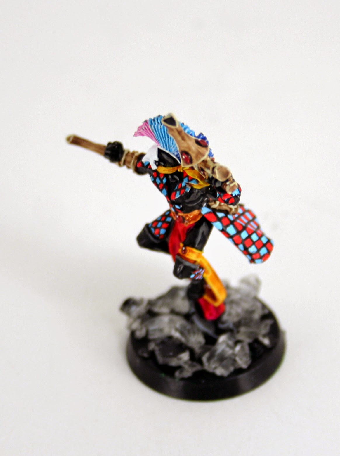 Florida Miniature Painting: Harlequin Player II