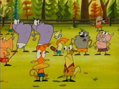 Shirtless Drawn Cartoon Boys: Lazlo, Raj, Dave and Ping Pong, Chip and ...