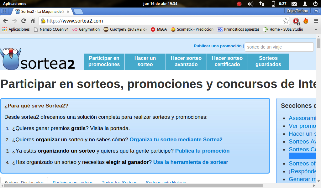 EnjoyTechno: Cómo sortear un premio | Cómo hacer un sorteo