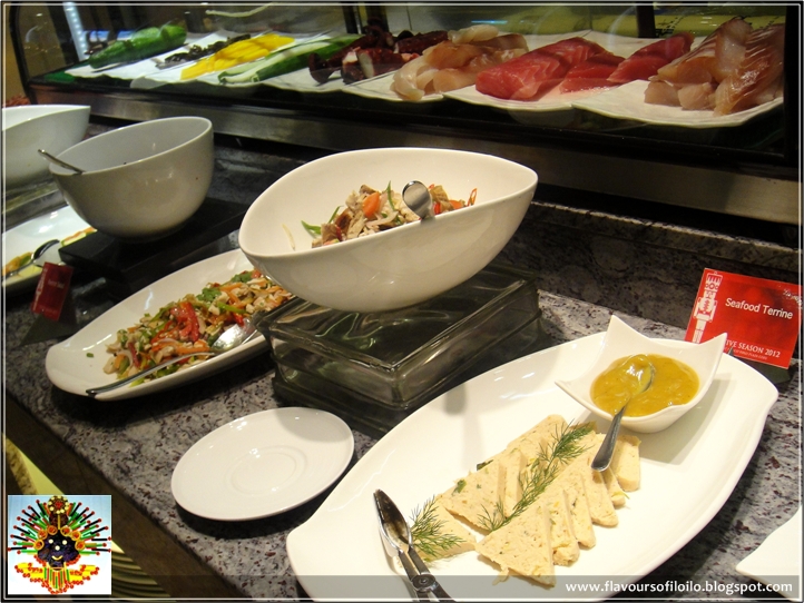A buffet at Marco Polo Plaza Hotel in Cebu