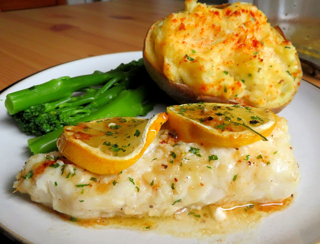 Lemon & Garlic Butter Baked Cod | The English Kitchen
