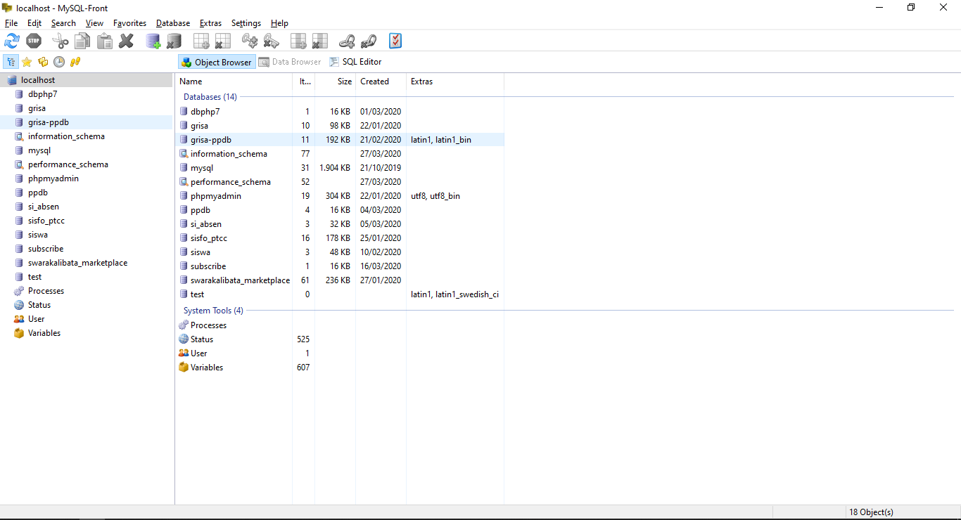 Mengenal MySQL-Front
