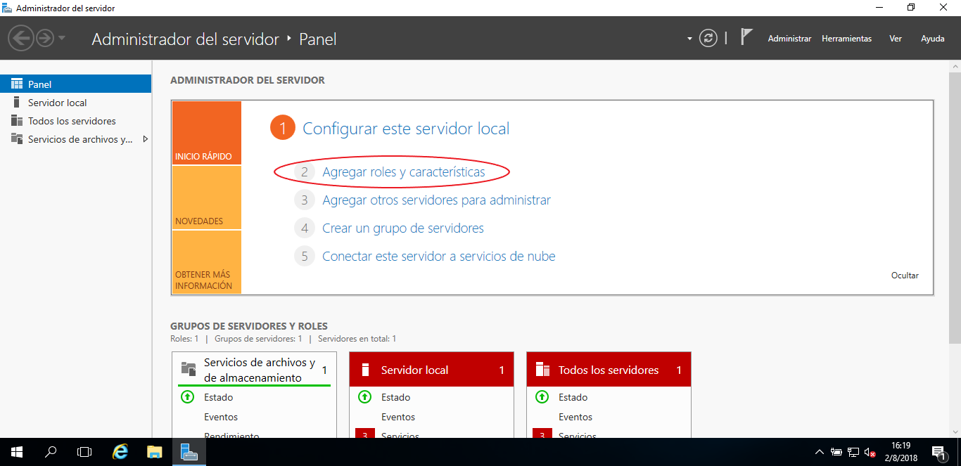 Crear un servidor IIS en Windows Server 2016 ~ Bitácora de un Informático