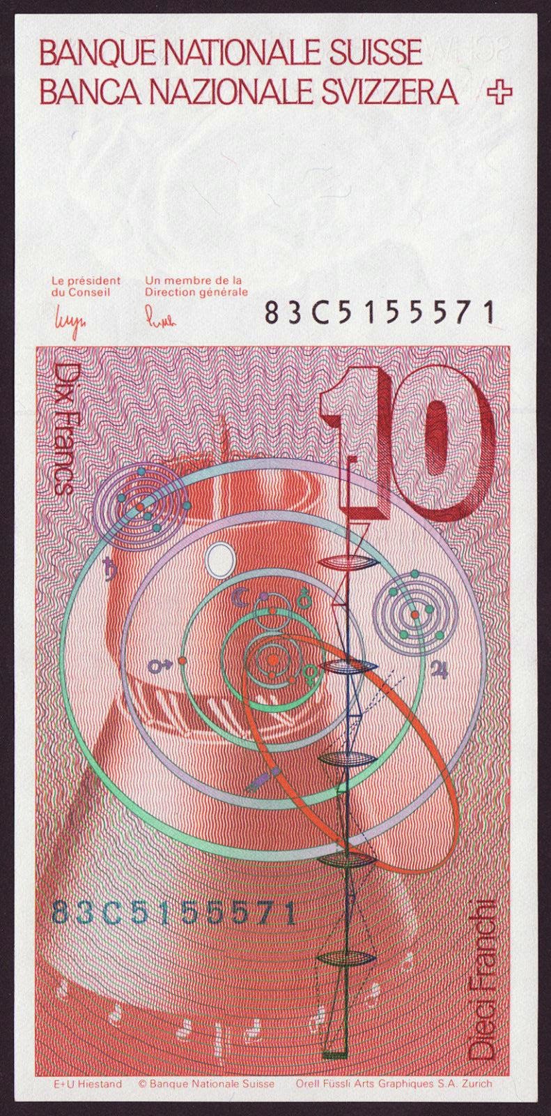 10 Swiss Franc note|World Banknotes & Coins Pictures | Old Money ...