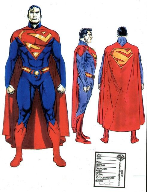 Seduced by the New...: Superman Character Art