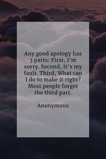 60 Apology quotes that will inspire you to say I'm sorry