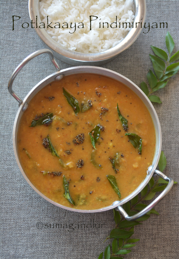 Veggie Platter: Potlakaaya Pindi Miriyam / Andhra Style, Spicy Snake ...
