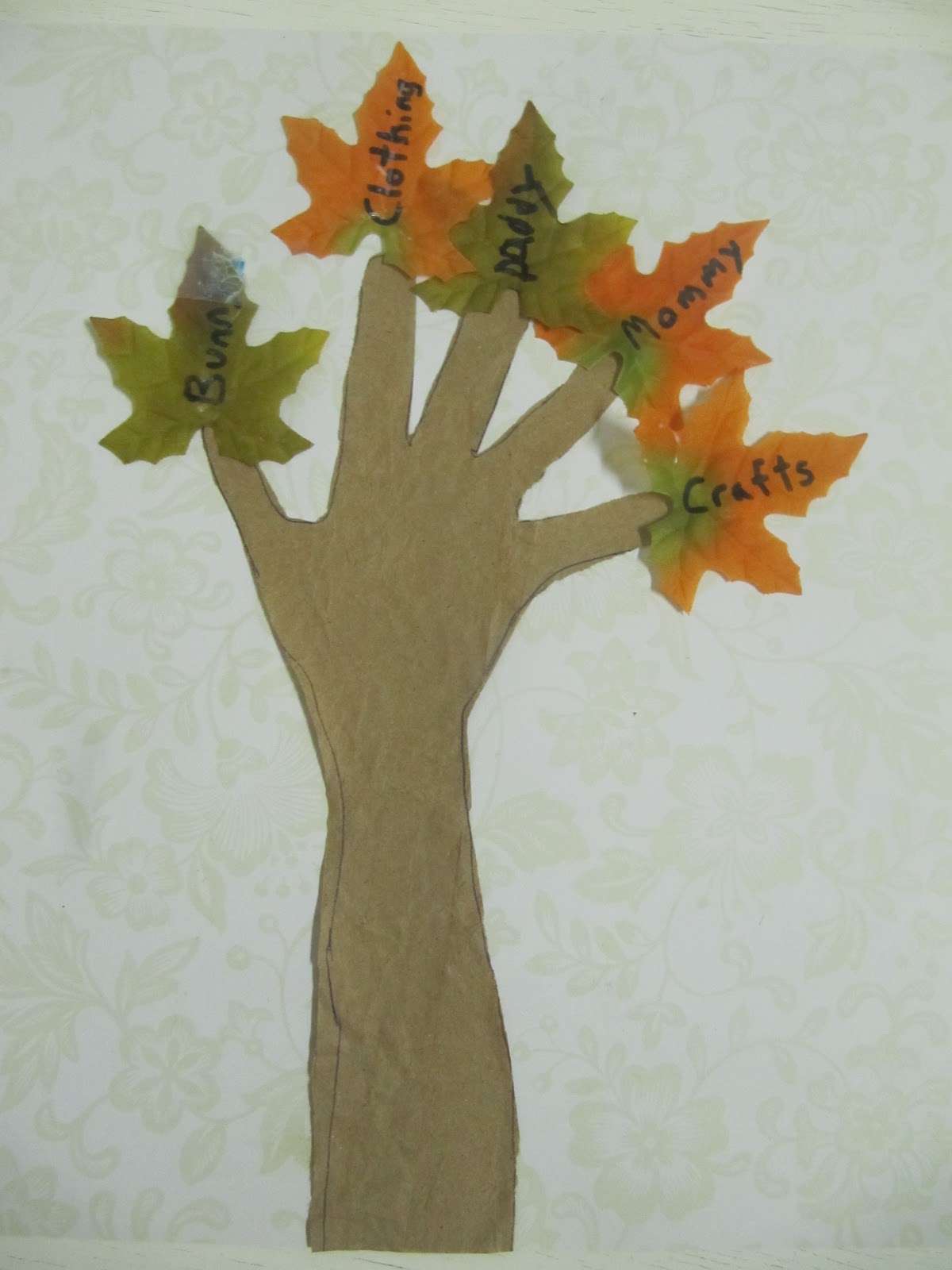 Jewish Homeschool in NYC: Thanksgiving Preschool Crafts: Giving Thanks