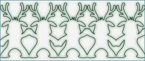 Óvodás Gyerekek: Rénszarvas sablonok