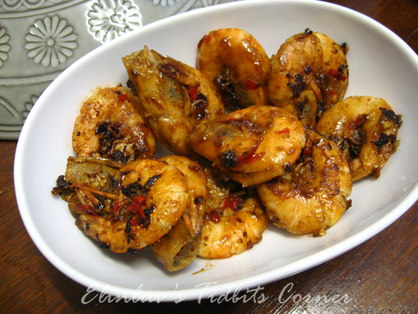 Elinluv's Tidbits Corner: Fried Tamarind Shrimps - Assam Heh