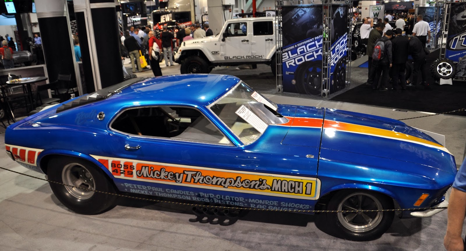 Just A Car Guy: two of Mickey Thompson's race cars were at SEMA this ...