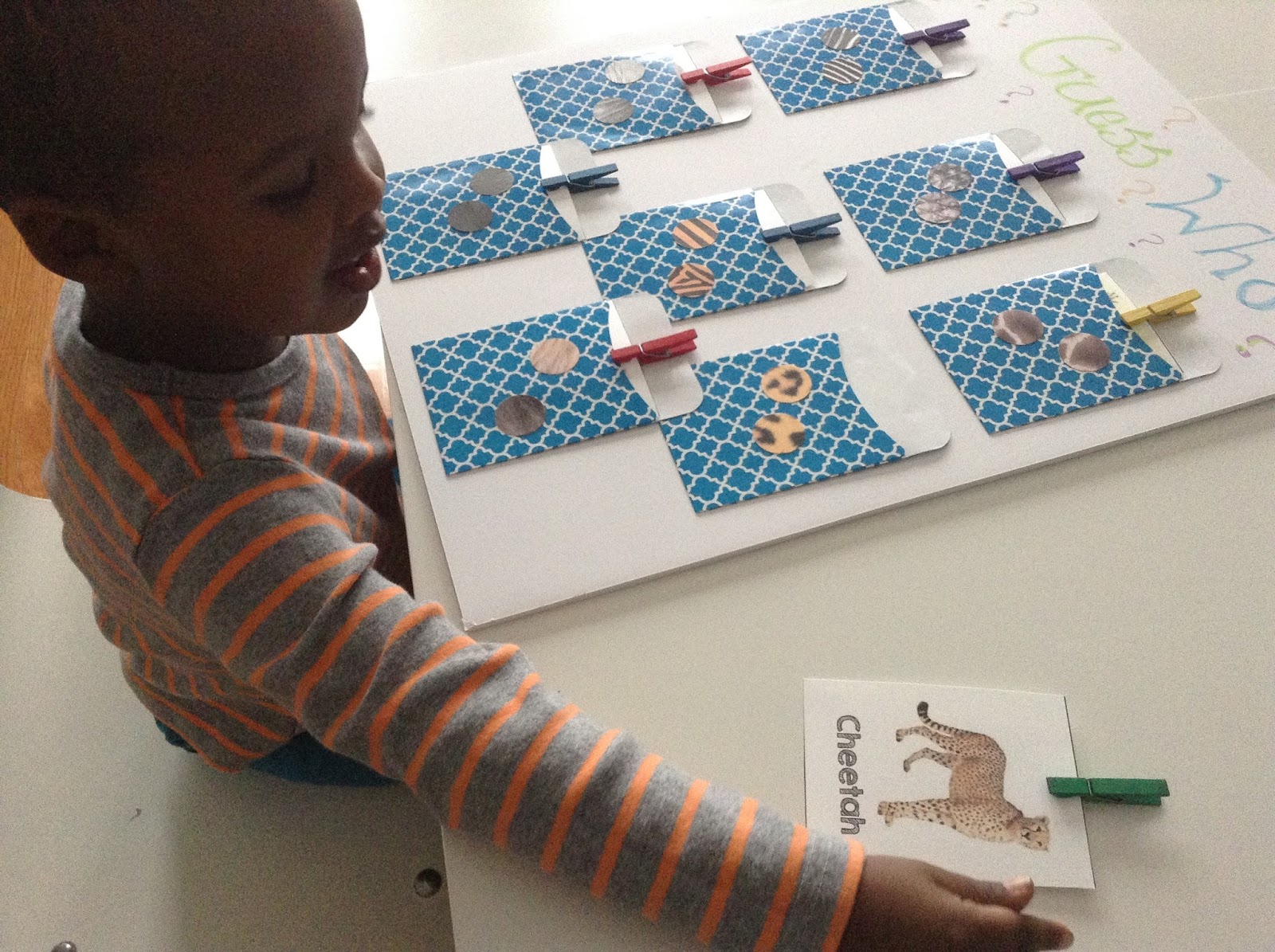 TeacherMomPlus3: Tot-School "Guess Who" Zoo Animals