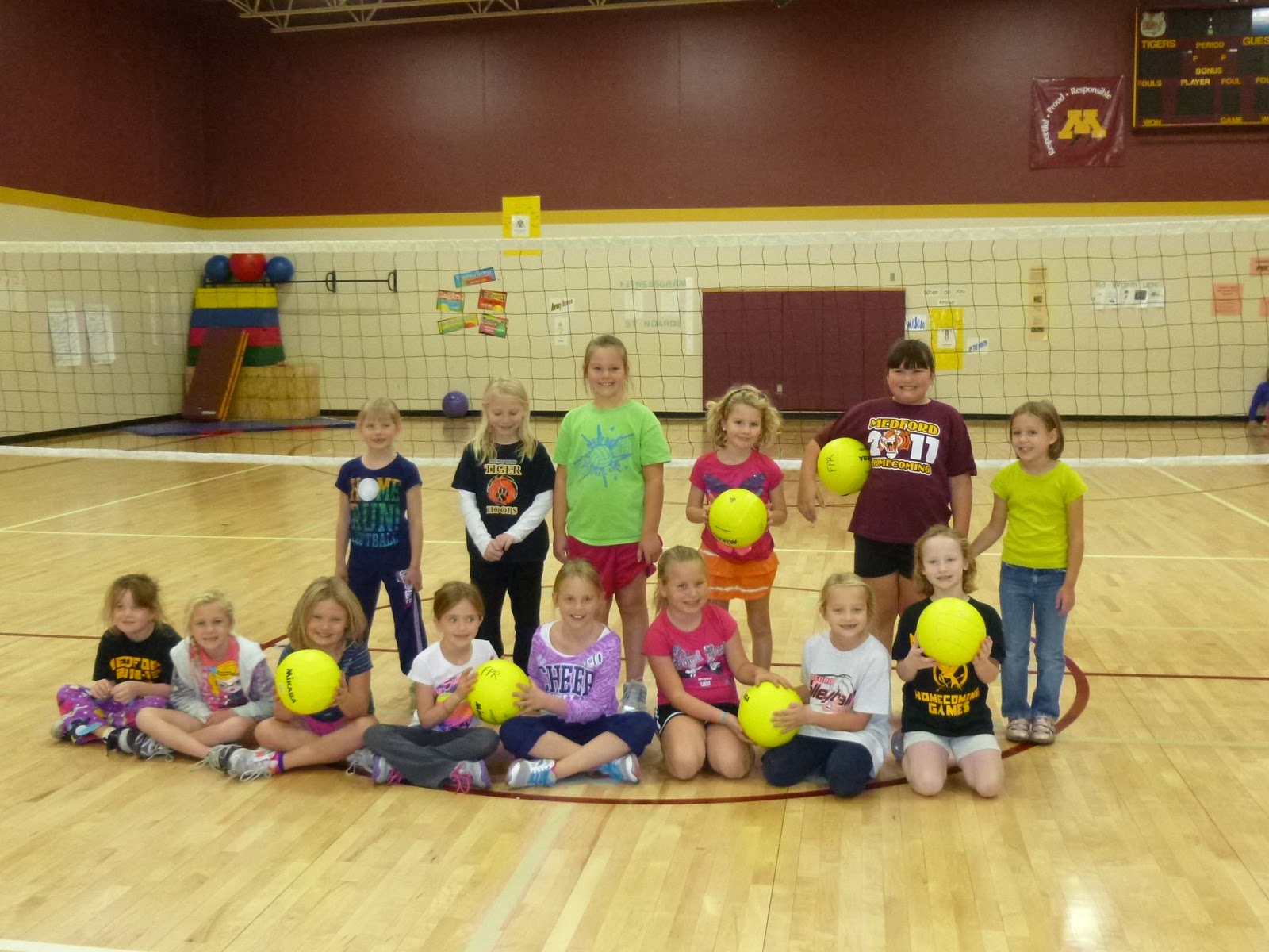 And Baby Makes Three: 1st Grade Volleyball