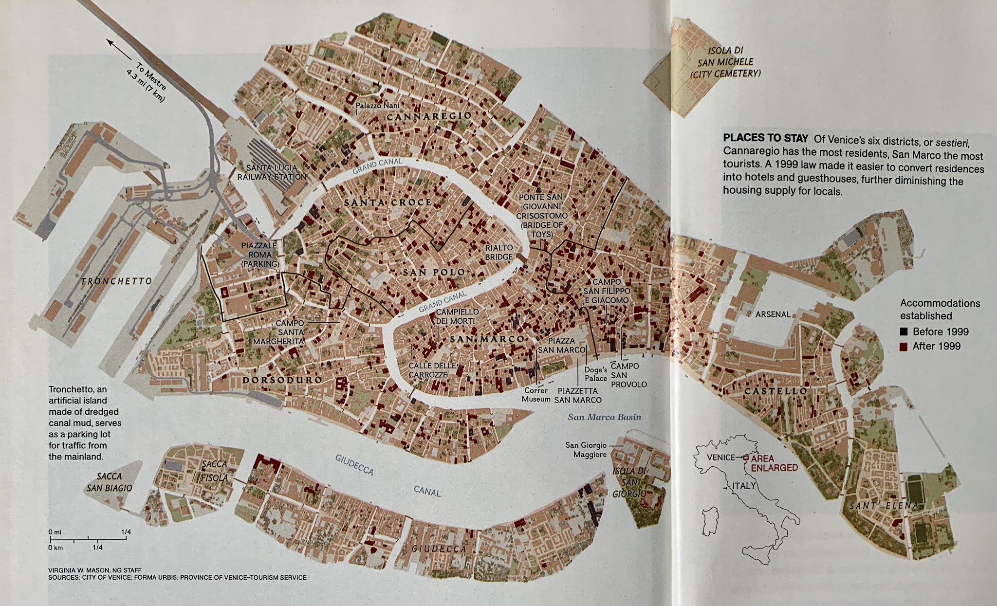 Endless Traveling Map: Travel Map: City of Venice