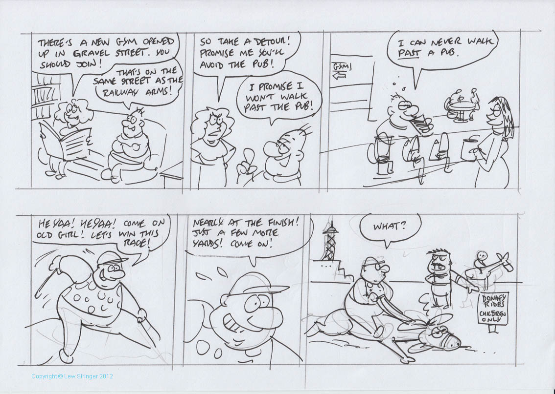 Lew Stringer Comics: Unseen Characters: NOBBY LARD (2012)