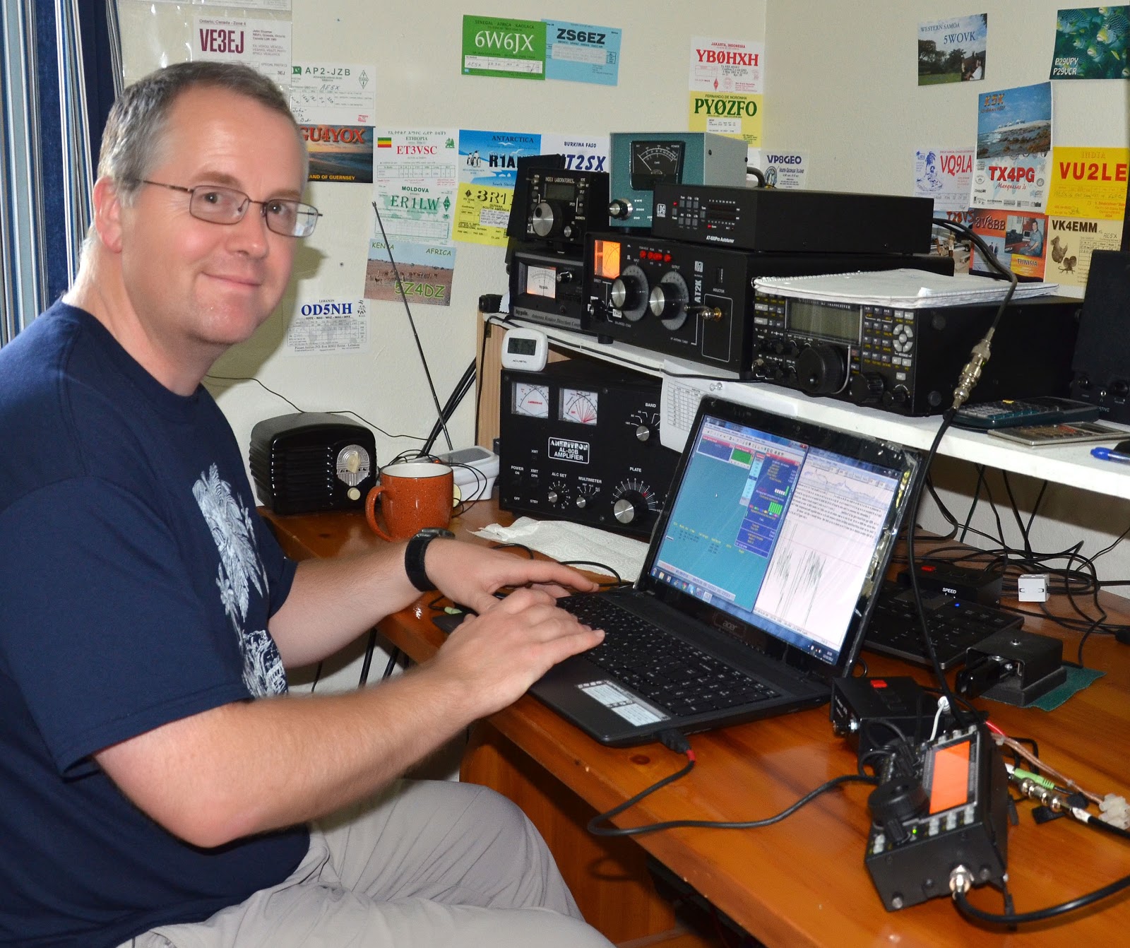 M1KTA's QRP ham radio blog: W5/M1KTA QRV from AE5X shack